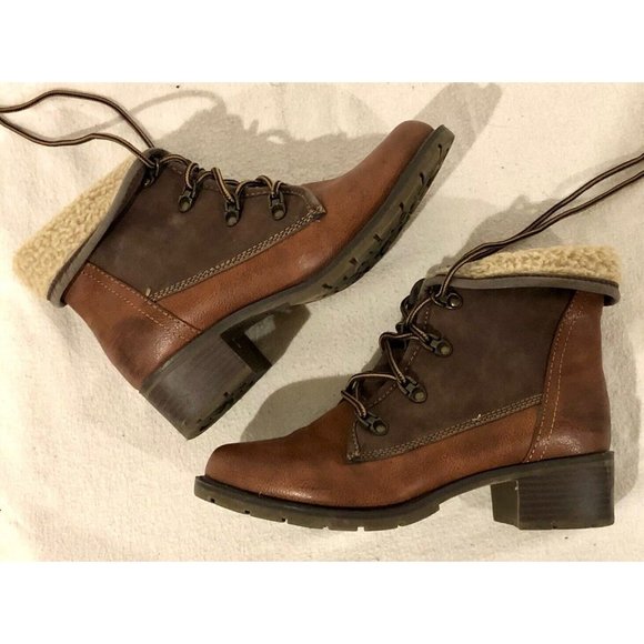 Sporto | Shoes | Sporto Sandy Womens Sz 7 Laceup Hiker Boots Wheels ...